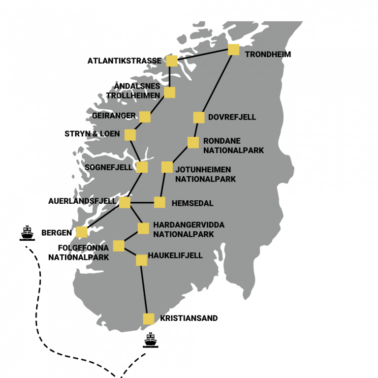 Norwegen mit dem Wohnmobil: Die perfekte Route für 3 Wochen